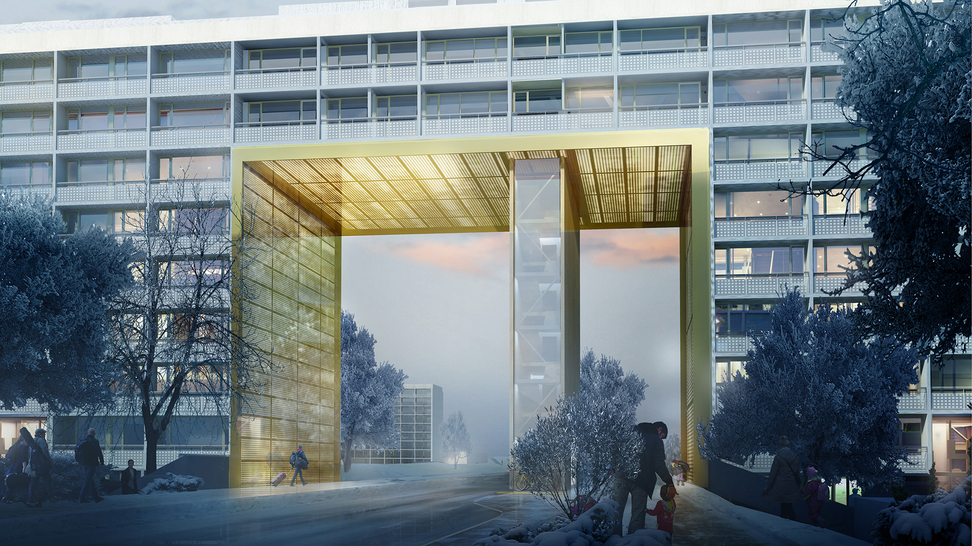 A golden icon for the city of Aarhus