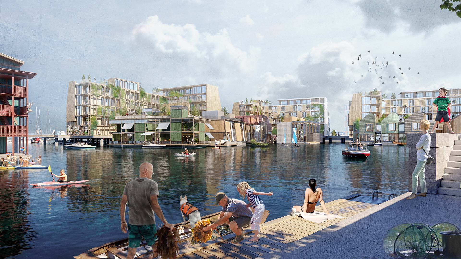 Team Vandkunsten vinder Munkehagen Grønlikaia i Oslo!