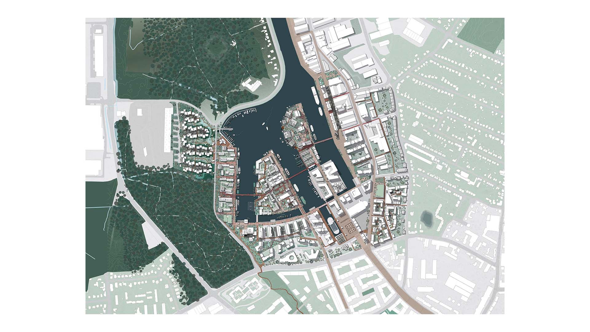 Hold Vandkunsten og SLA vinder arkitektkonkurrencen om Odense indre havn